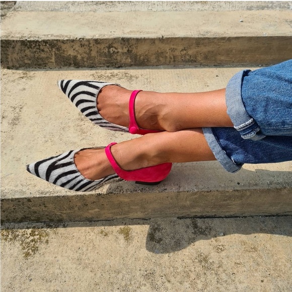 Shoes | Zebra Print And Pink Womens Shoes | Poshmark
